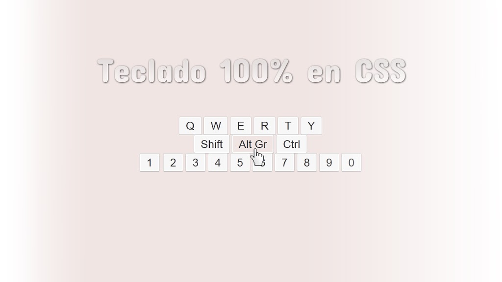CSS - Como crear un botón con estilo de teclado sin javascript - Latirus
